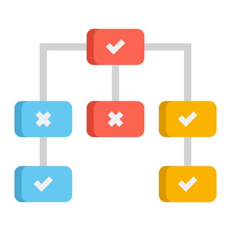 Decision Tree Generic Flat Icon