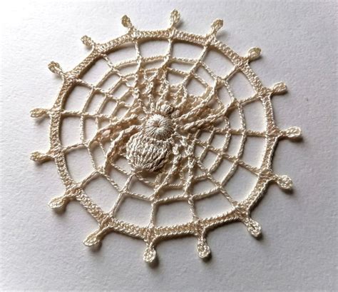 Spider Crochet Doily By Daria Dubchak Crochet Spider Clothes Pattern