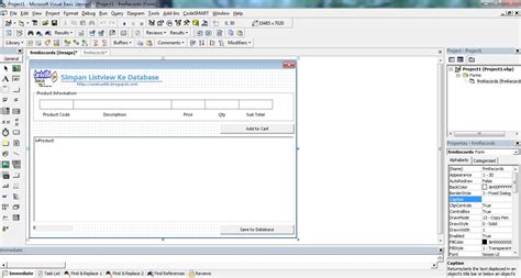 Cara Simpan Baris Atau Row Listview Ke Database Visual Basic 60 Gudang Sourcode Visual