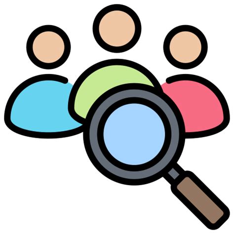 Identificar Icone Identify Icon In Line Style On White Vector Flat