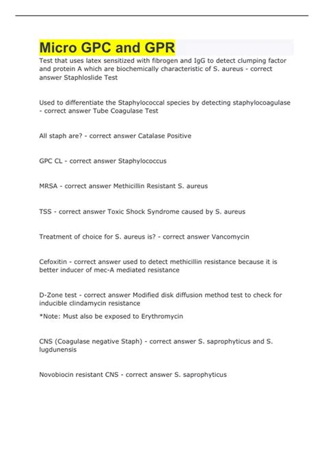 Micro Gpc And Gpr Gpc Stuvia Us