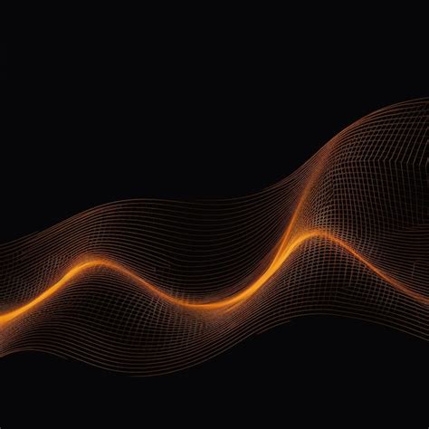 Premium Ai Image A Close Up Of A Black Background With A Wavy Pattern