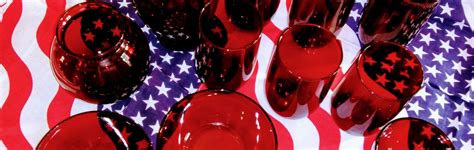 Royal Ruby Glassware From The Anchor Hocking Glass Corporation