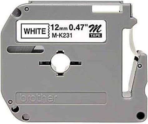 Brother P Touch M K Tape Mm Black On White Buy Best Price In UAE Dubai Abu Dhabi Sharjah