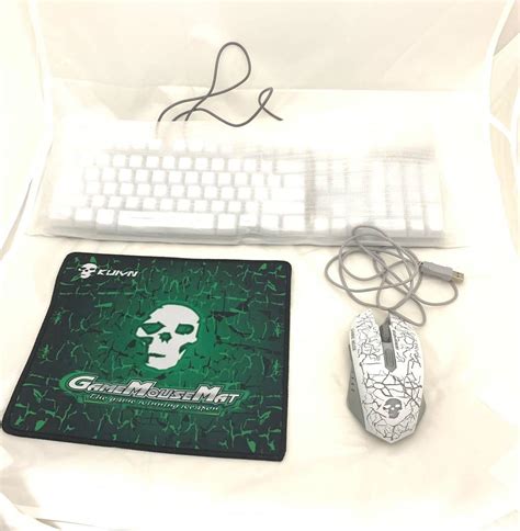 Kuiyn T6 Game Keyboard Mouse Sets Rainbow Led Backlit Usb Ergonomic Multimedia Gamer Gaming