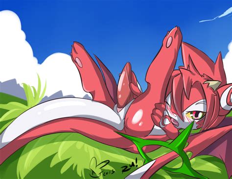 Rule 34 Blush Clouds Dragon Erection Genital Slit Grass Hair Horn