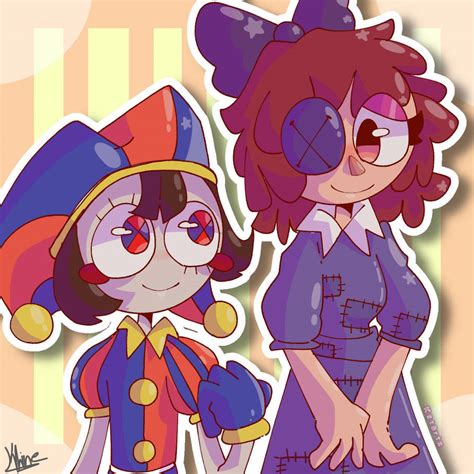 Pomni X Ragatha By Kztarts On Deviantart