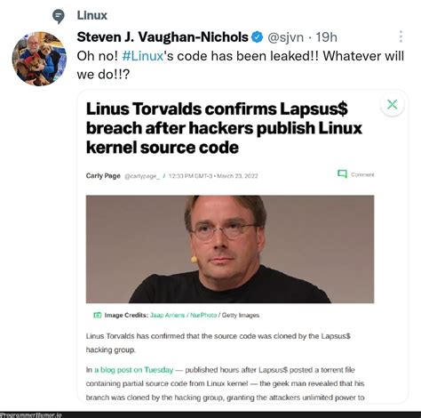 Linus Torvalds Meme