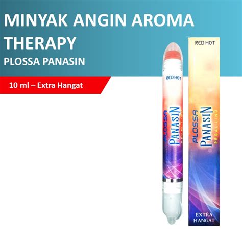 Jual Plossa Panasin 10 Ml Minyak Angin Aromatherapy Shopee Indonesia