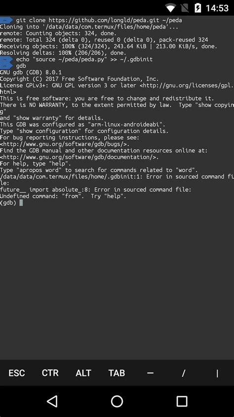 Peda Not Work Properly In Termux Issue 116 Longld Peda GitHub