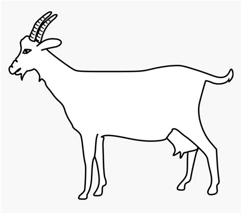 Show Goat Outline