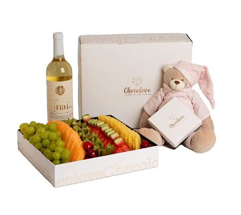 מארז לידה בת גדול Chocolove