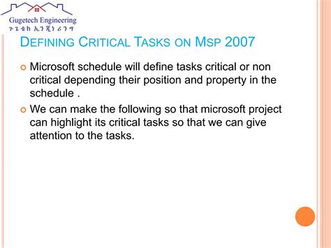 Project Management With Ms Project 2007 Ppt