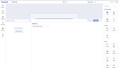 Bux Query Panel Search Bar Misaligned · Issue 2520 · Tooljettooljet · Github