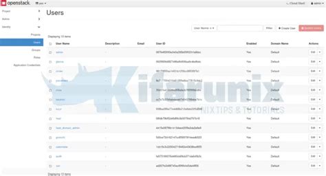 How To Create Users And User Roles In Openstack