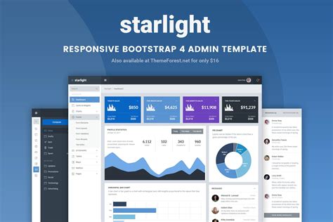 Starlight Responsive Bootstrap 4 Admin Template The Responsive