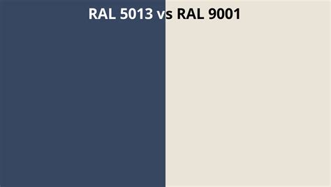 Ral 5013 Vs 9001 Ral Colour Chart Uk