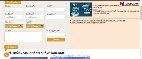 Source Code Web Quản Lý Khác Sạn Báo Cáo