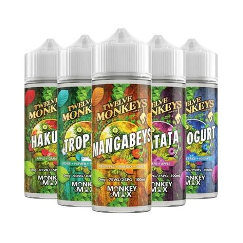 Twelve Monkeys Ml Shortfill E Liquid