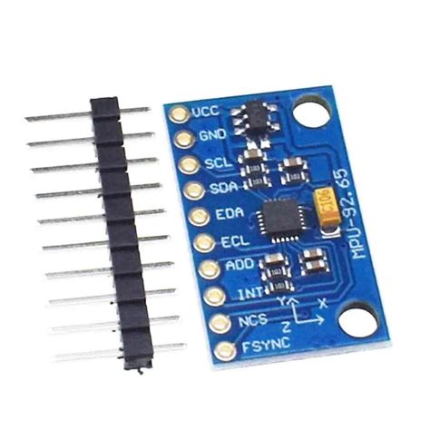 Xd2 1pc Blue Iic I2c Spi Mpu6500 Mpu 6500 6 Axis Gyroscope Accelerometer Sensor Module Replace