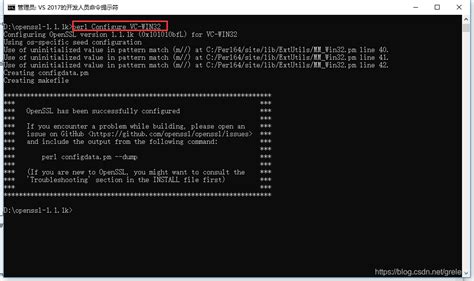 c windows openssl编译 activeperl 5 28 msi openssl 1 1 1k csdn博客