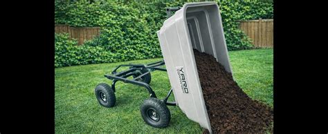 Yard Commander 4 Cu Ft 600lb Poly Garden Cart Dump