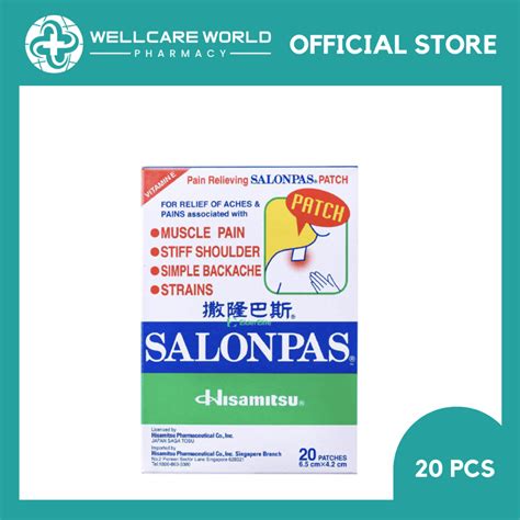 Salonpas Patch 10s 20s 40s Shopee Malaysia