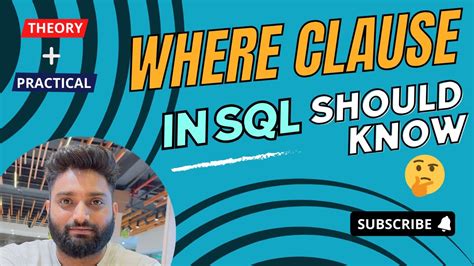 Learn Sql In 2 Min Where Clause Theory Practical Lecture14 Sql Database Learnsql
