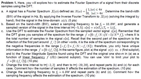 solved matlab problem 1 here you will explore how to