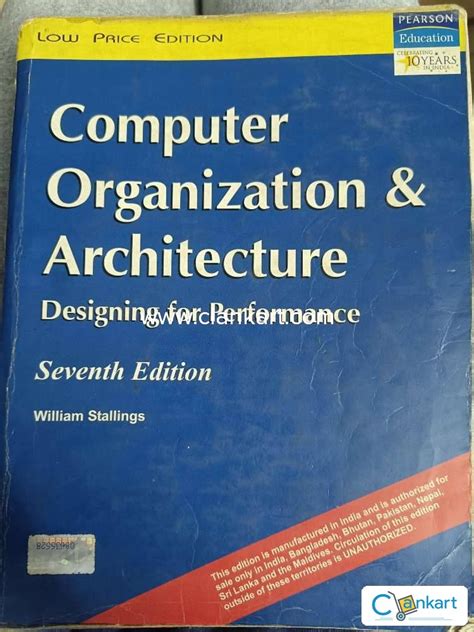 Buy Computer Organization And Architecture 7e Book In Excellent