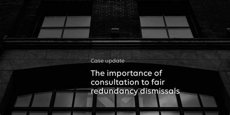 Redundancy Case Update Employment Update May 2024