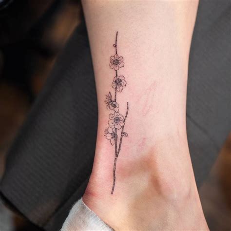 Plum Blossom Flower Tattoos Plum Blossom Branch