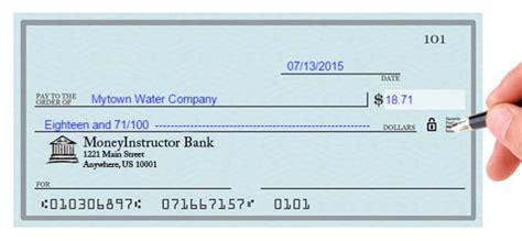 How To Properly Write A Check Basic Step By Step Instructions Money Instructor