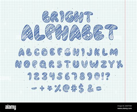 School Blue Font Concept Stock Vector Image And Art Alamy