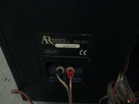 Acoustic Research Ar 206 Ho Speakers Photo 3615126 Canuck Audio Mart
