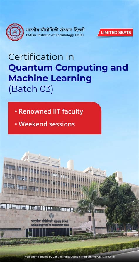 Certification In Quantum Computing And Machine Learning Batch 03