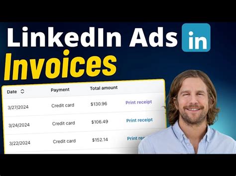 How To Download An Invoice From LinkedIn Ads YouTube Worksheets Library