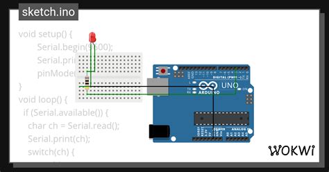 Led灯 Wokwi Esp32 Stm32 Arduino Simulator
