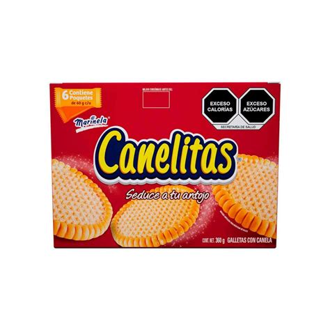 Pack De 12 Galletas Marinela Canelitas 360 Gr Marinela Canelitas