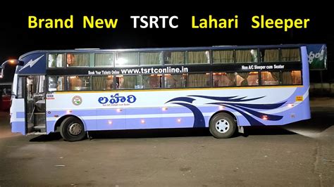 Brand New Tsrtc Lahari Sleeper Bus Youtube