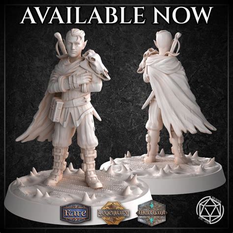 3d Printable Halfling Wizard By M3dm