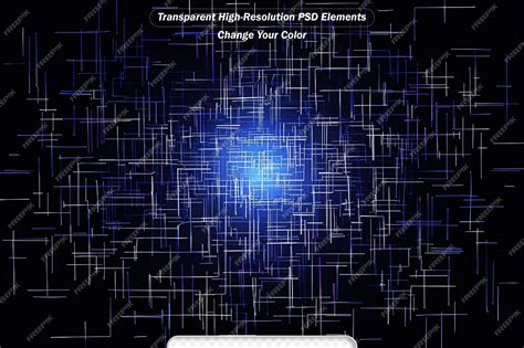 Premium Psd Abstract Technology Big Data Visualization Futuristic Space Infographic