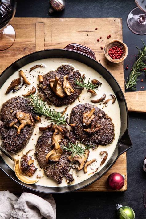 Beef Tenderloin Steak With Mushroom Sauce