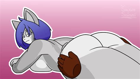 Rule 34 Angry Animated Annoyed Anthro Ass Butt Grab Domestic Cat