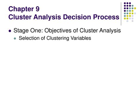 Ppt Multivariate Data Analysis Chapter 9 Cluster Analysis