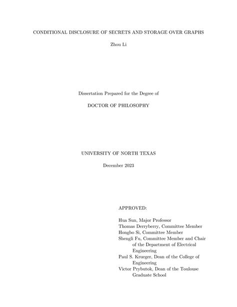 Conditional Disclosure Of Secrets And Storage Over Graphs Unt Digital