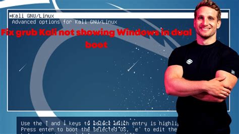 Fix Grub Kali Not Showing Windows In Dual Boot Youtube