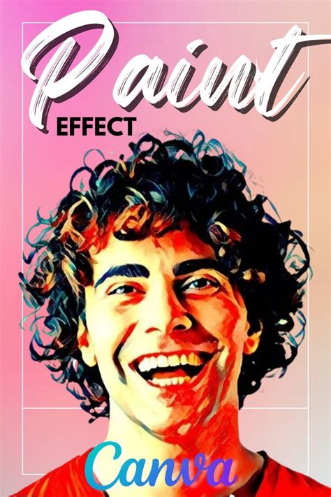 Paint Photo Effect Tutorial In Canva Photo Effects Photo Canvas