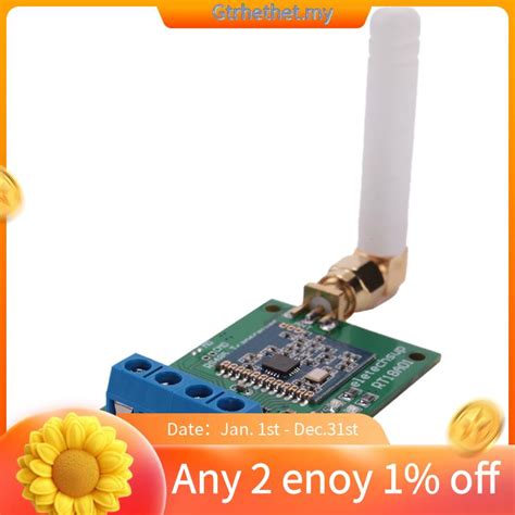 Multifunctional Wireless Rs485 Bus Rf Serial Port Uart Transceiver Module Dtu For Ptz Camera Plc