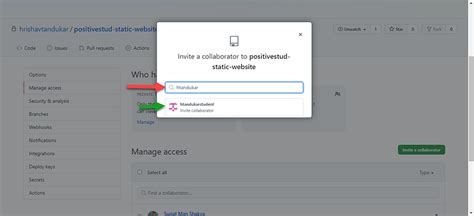 Add Collaborators In The Private Repository In Github Step By Step Guide